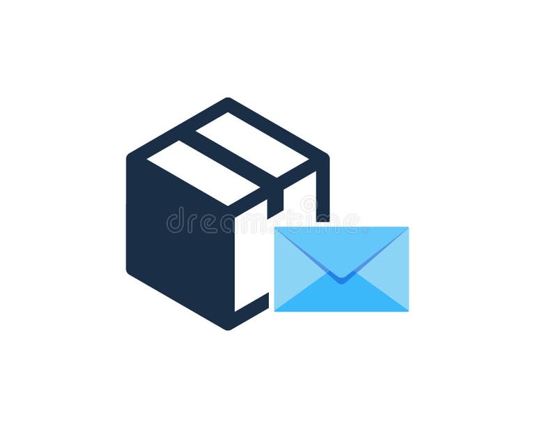 Mail Box Logo Icon Design stock vector. Illustration of computer ...