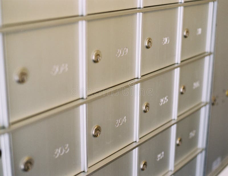 Mail boxes stock photo. Image of service, mail, parcel - 1160674
