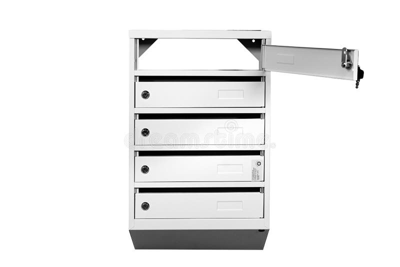 Mail Boxes Filled of Leaflets and Letters. Shallow DOF,Mailboxes and ...