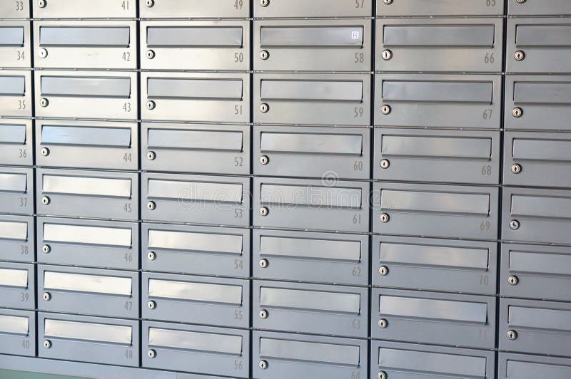 Mail boxes stock image. Image of numbers, locked, boxes - 37078167