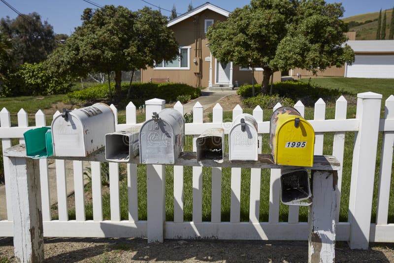 Mail boxes stock image. Image of mail, delivery, mailing - 52398673