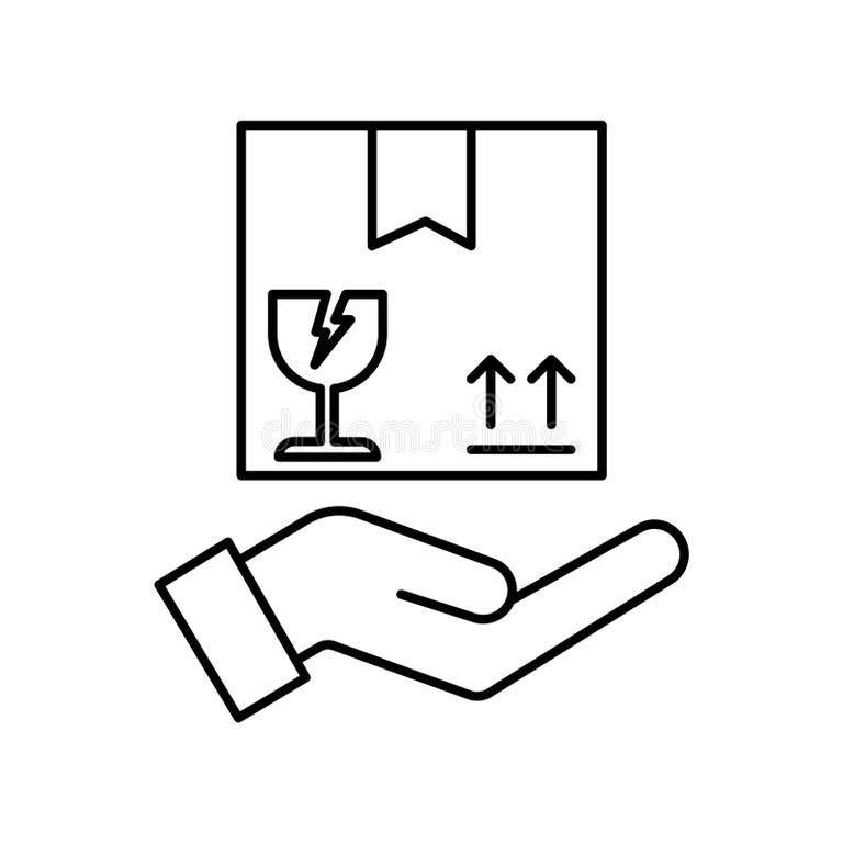 Mail Care Outline Vector Icon that Can Easily Edit or Modify Stock ...