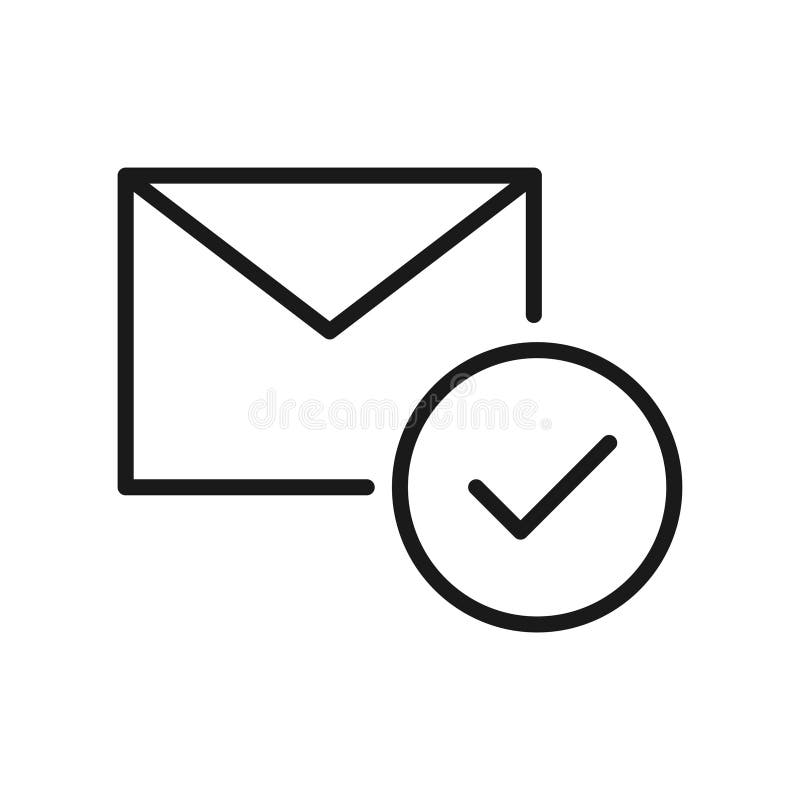 Monitoring with Check Mark Icon. Quality Control Illustration Stock ...