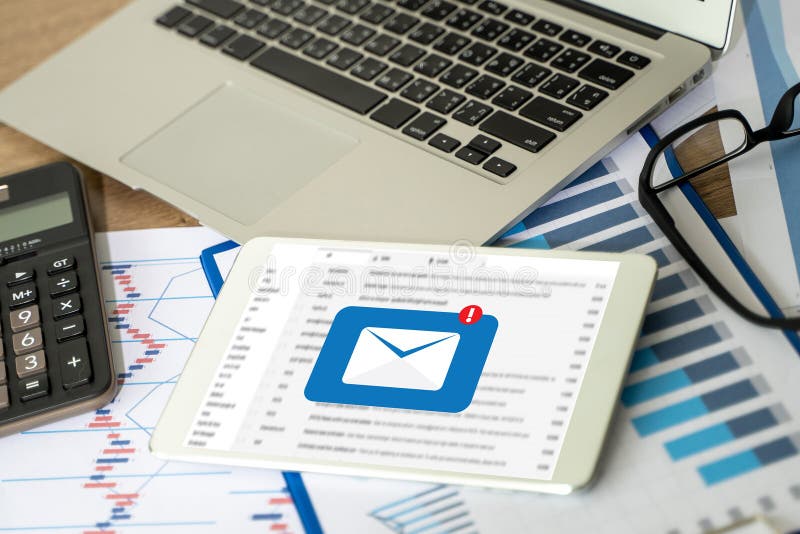 Mail Communication Connection Message To Mailing Contacts Phone Global ...