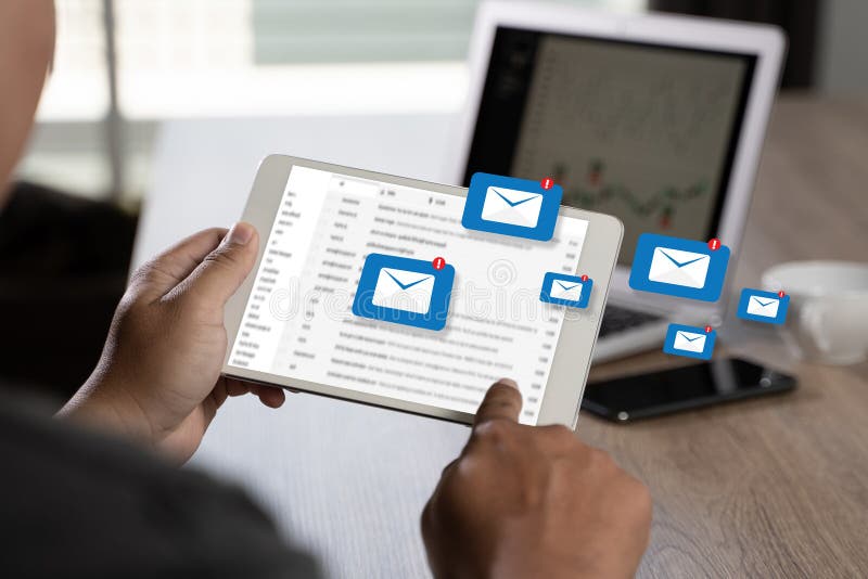 Mail Communication Connection Message To Mailing Contacts Phone Global ...