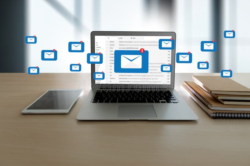 Mail Communication Connection Message To Mailing Contacts Phone Global ...