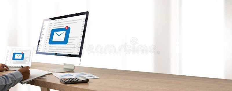 Mail Communication Connection Message To Mailing Contacts Phone Global ...