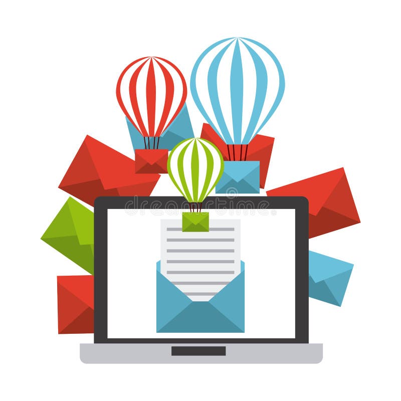 Mail concept stock vector. Illustration of information - 60606415