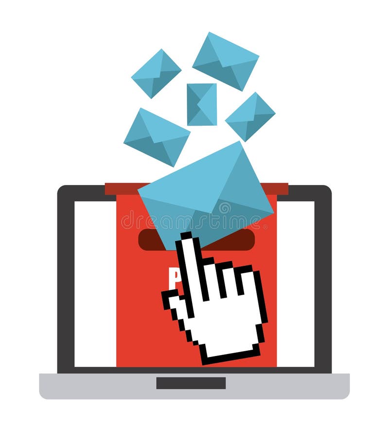 Mail concept stock vector. Illustration of mailing, business - 60607664