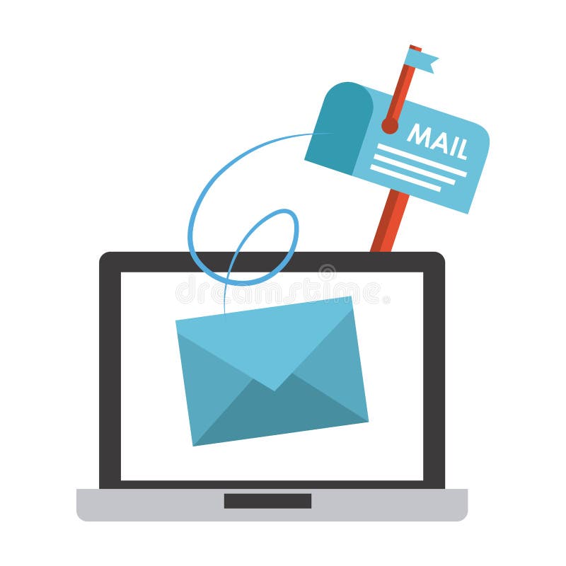 Mail concept stock vector. Illustration of information - 60609232
