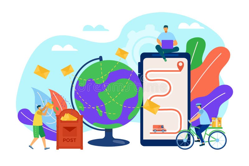 Mail Concept, Messages and Communication by Post or Internet, Send ...