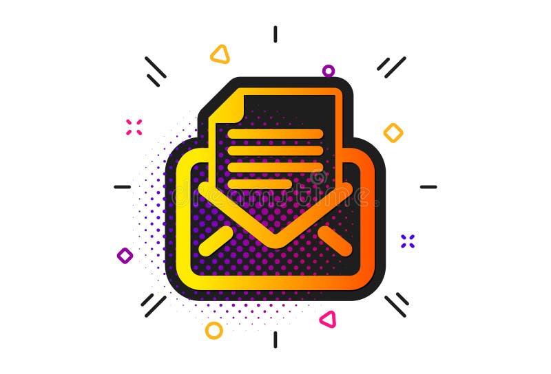 Mail Correspondence Icon. Read Message Sign. Vector Stock Vector ...