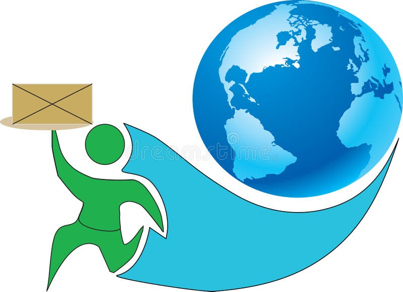 Mail delivery stock vector. Illustration of send, transportation - 36710232