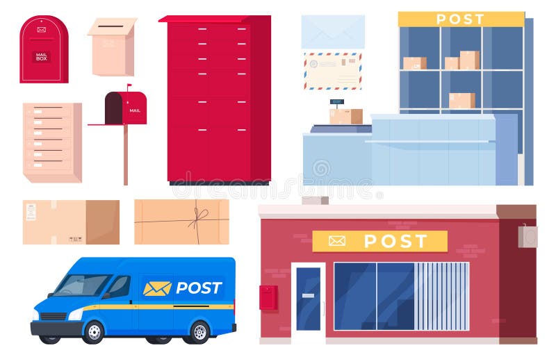 Mail Delivery of Letters and Packages. Elements of the Postal Service ...