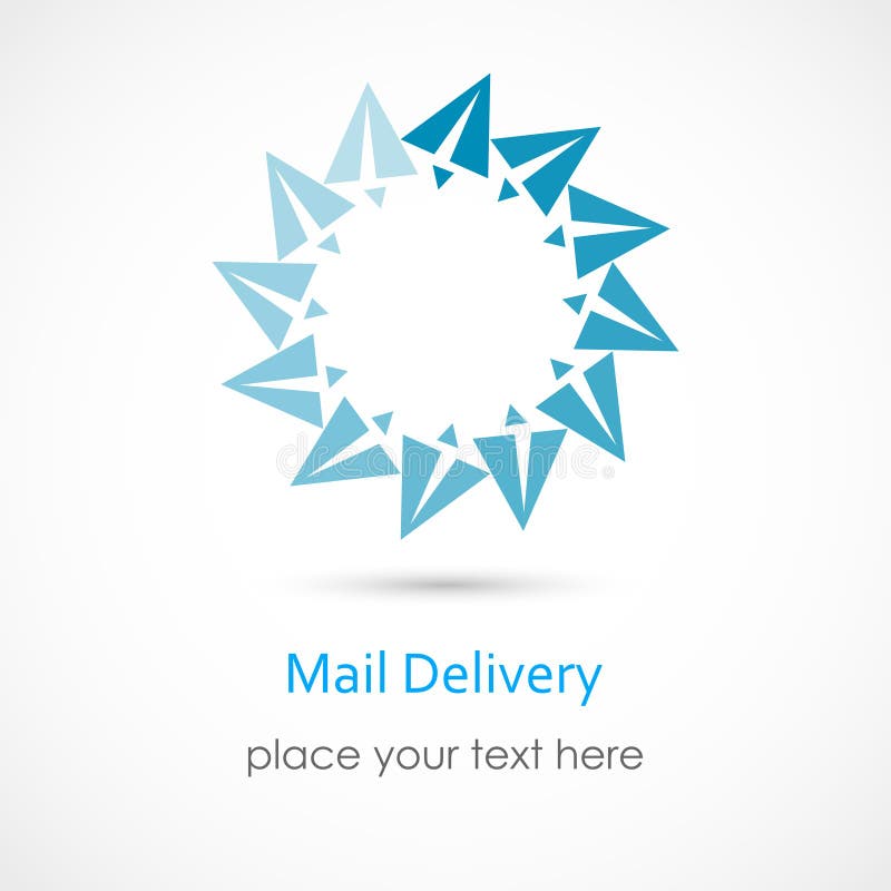 Mail Delivery stock vector. Illustration of creative - 77797629