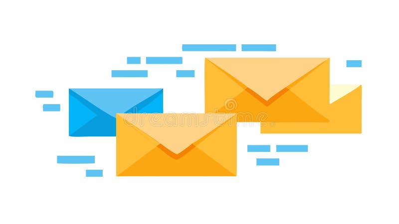 Mail and Document Flow, Digital Communication System, Vector Design Generative AI Stock Vector ...