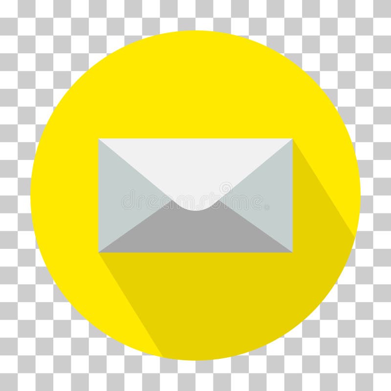 Mail, E-mail Icon, Symbol on Color Background. Vector Isolated Design ...