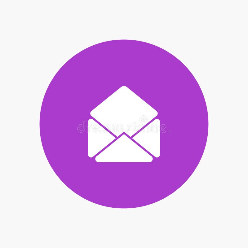 Email Open Envelope Paper Sticker with Shadow. Vector Isolated Label ...