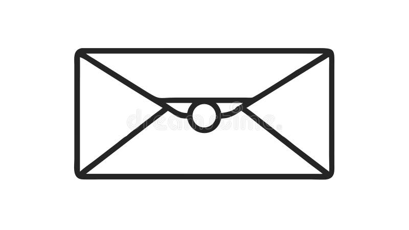 Mail Envelope Communication Icon, Email Message Letter Vector, Vector ...