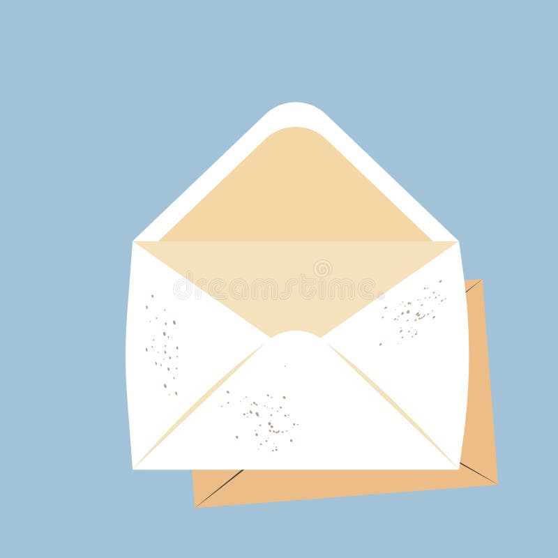 Mail Envelope Icon. Open Envelope for a Letter, Document. Subscription ...