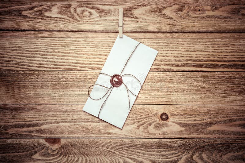 Mail envelope on rope stock image. Image of rustic, abstract - 70032739