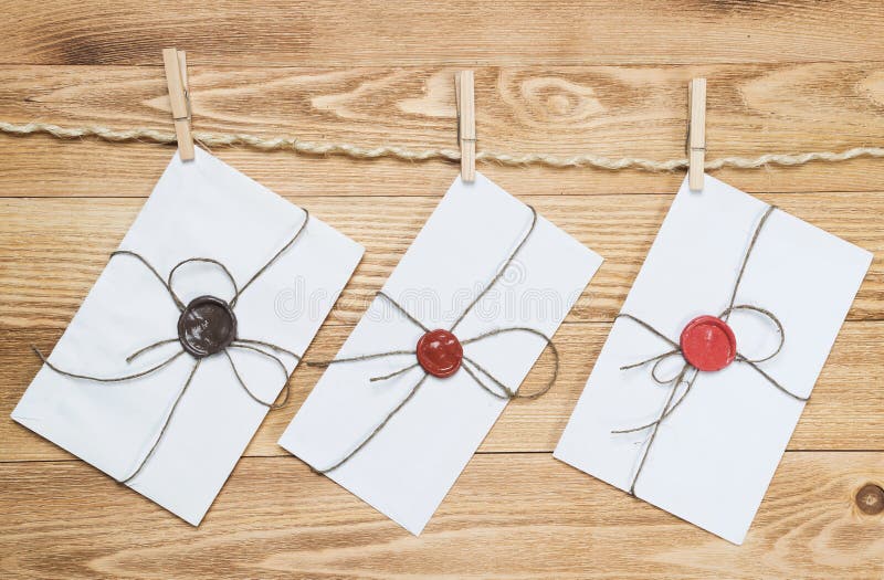 Mail envelope on rope stock image. Image of event, love - 88581101