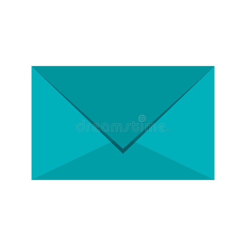 Mail envelope symbol stock vector. Illustration of website - 138077398