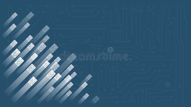 Mail envelopes Background stock vector. Illustration of color - 56378951