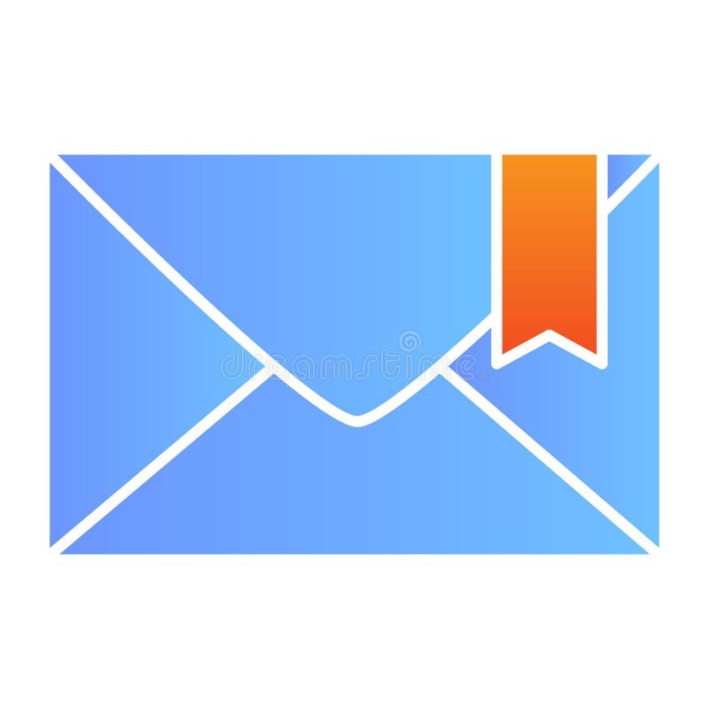 Mail Flat Icon. Envelope Color Icons in Trendy Flat Style. Email ...