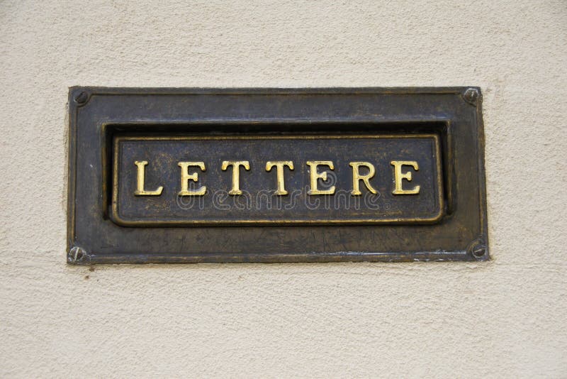 Mail Hole with Steel Rusted Frame on the Wooden Fence Stock Image ...