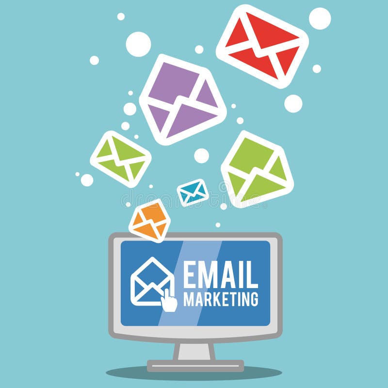 Mail Icon Design Vector Illustration Eps10 Graphic Stock Vector ...