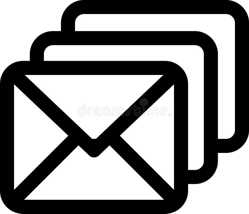 Mail Icon Transparent Stock Illustrations – 6,523 Mail Icon Transparent ...