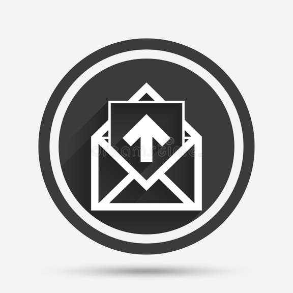 Mail Icon. Envelope Symbol. Outbox Message Sign. Stock Vector ...