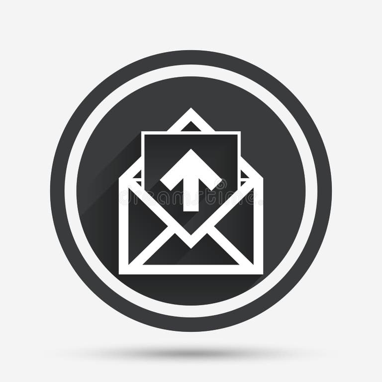 Mail Icon. Envelope Symbol. Outbox Message Sign. Stock Vector ...