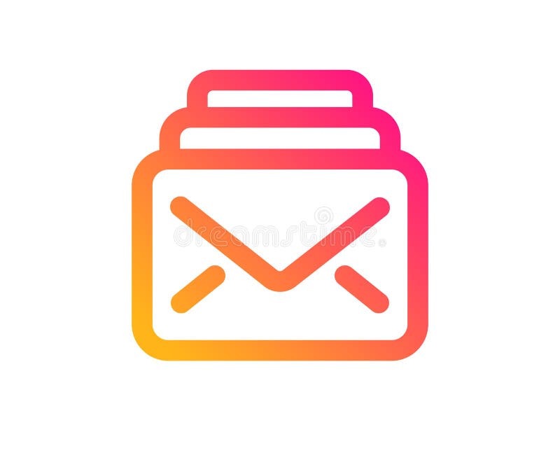 Mail Icon. New Messages Correspondence Sign. Vector Stock Vector ...