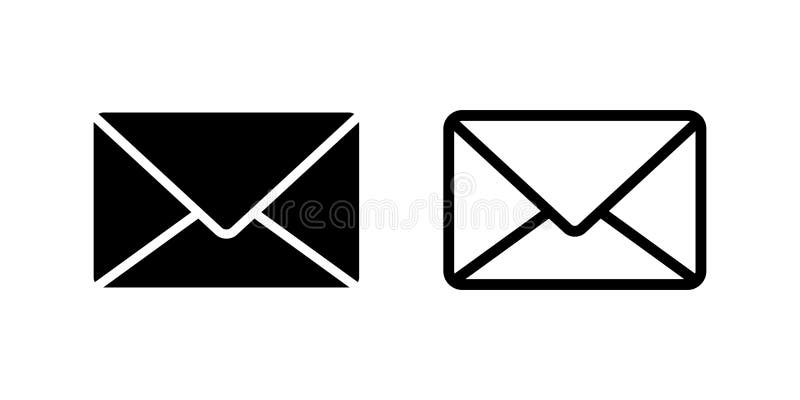 Mail Icon . Email Icon Vector. E-mail Icon. Envelope Illustration Stock ...