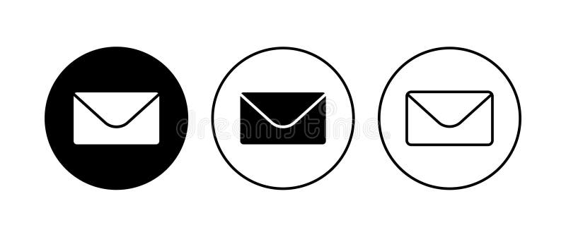 Mail Icon . Email Icon Vector. E-mail Icon. Envelope Illustration Stock ...