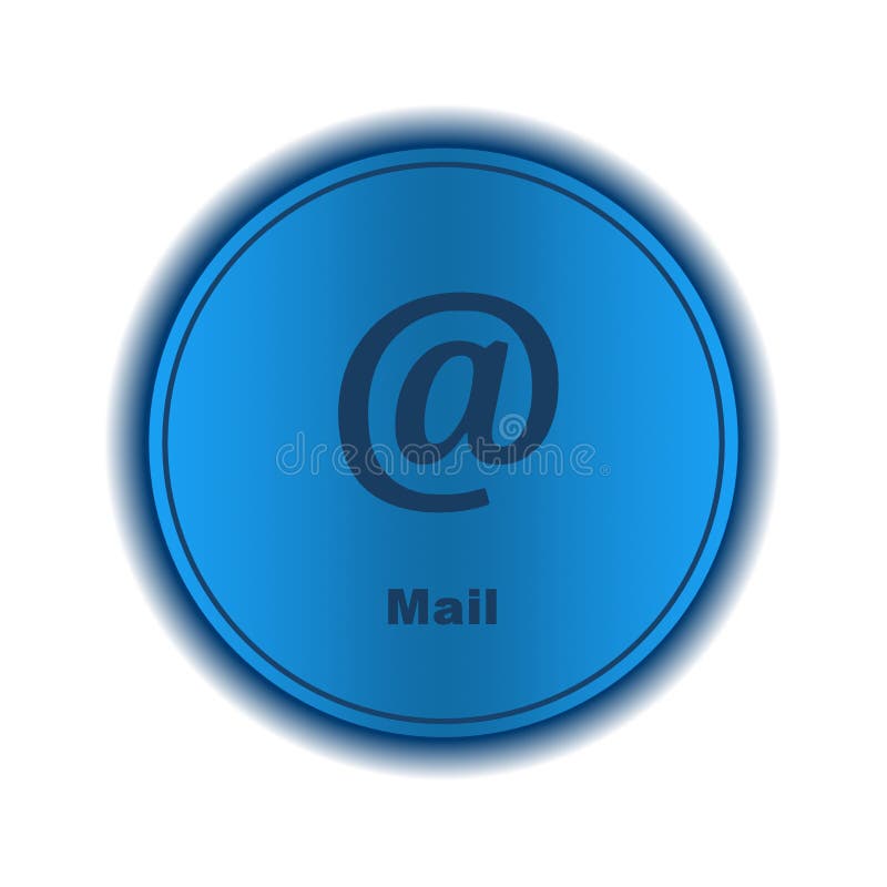 Mail Icon, Sign, Illustration Stock Illustration - Illustration of ...