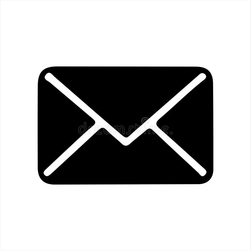 A Mail Icon Silhouette is a Minimalist, Solid-color Outline of an ...