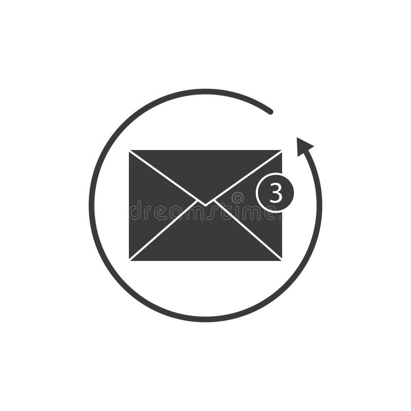 Mail icon symbol stock vector. Illustration of newsletter - 318582350