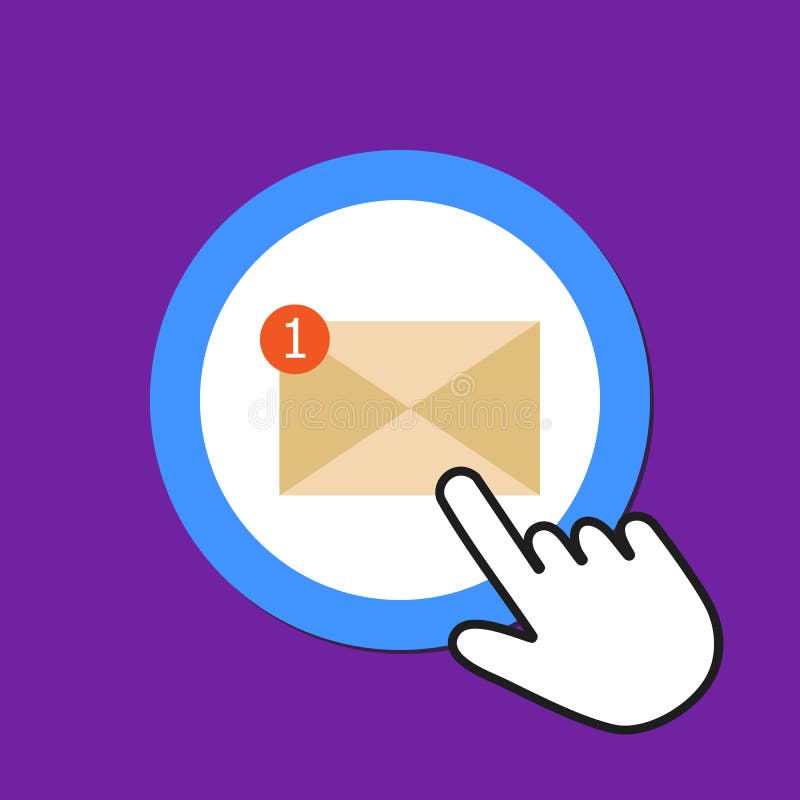 Mail Icon. Unreading E-mail Concept Stock Vector - Illustration of ...