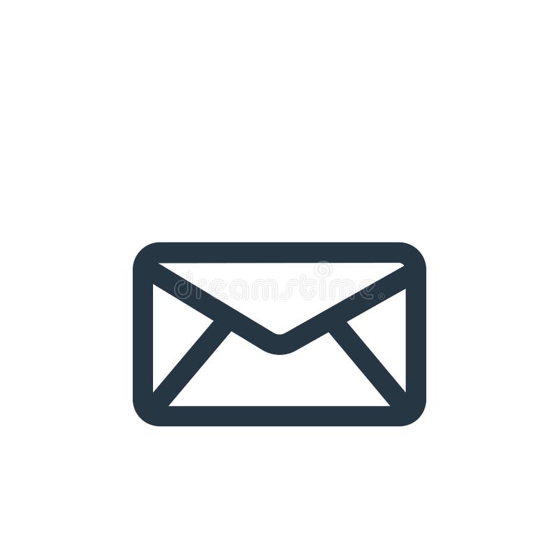 Mail Icon Vector from Business Concept. Thin Line Illustration of Mail ...