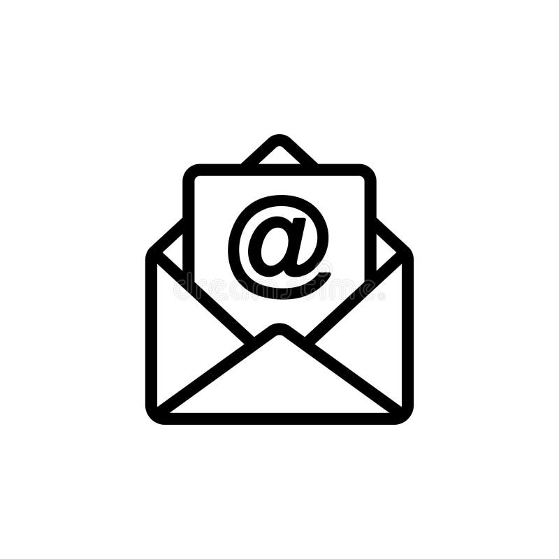 Mail Icon . Email Icon Vector. E-mail Icon. Envelope Illustration Stock ...