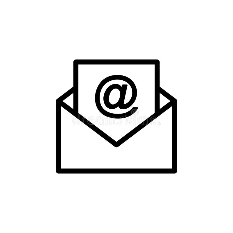 Mail Icon . Email Icon Vector. E-mail Icon. Envelope Illustration Stock ...