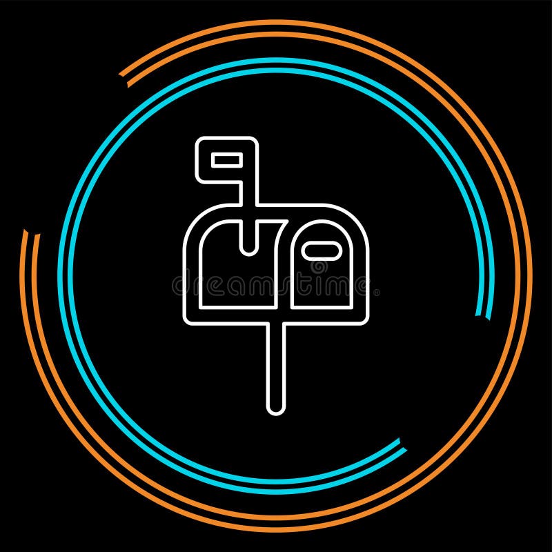 Mail Icon - Vector Email Icon - Send Message Stock Vector ...