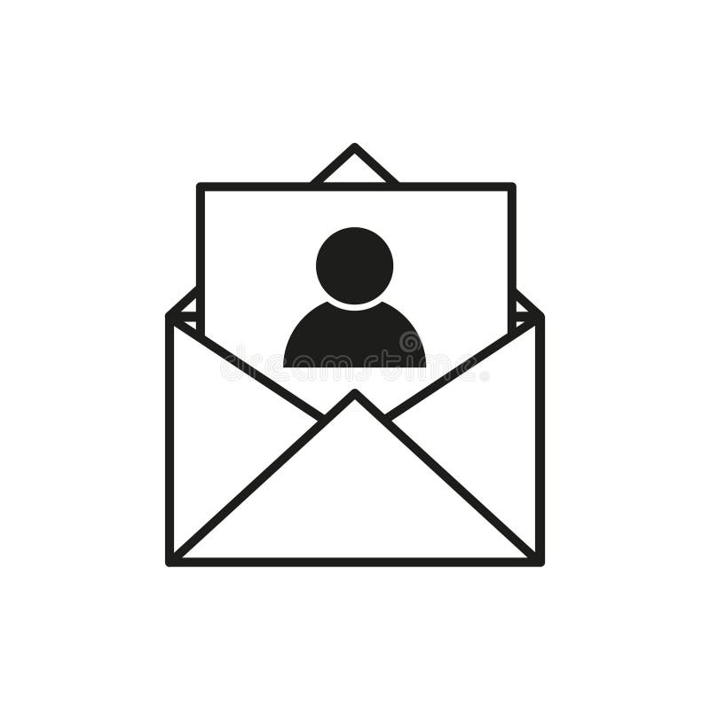 Mail Icon. Vector Illustration. EPS 10 Stock Vector - Illustration of ...