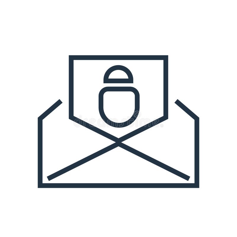 Mail Box Icon Vector Sign and Symbol Isolated on White Background, Mail ...