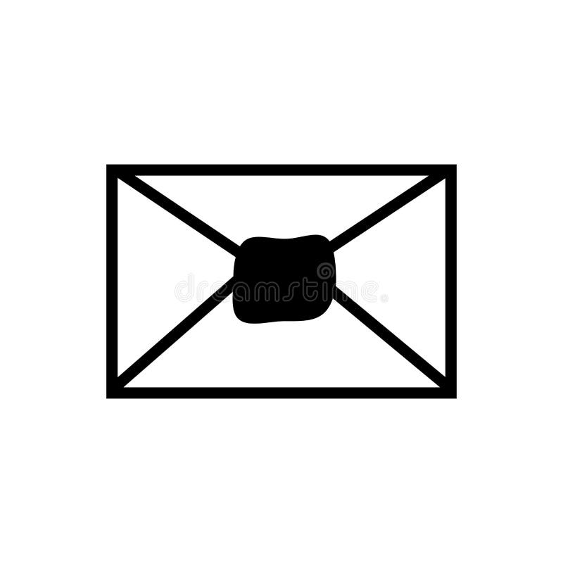 Mail Box Icon Vector Sign and Symbol Isolated on White Background, Mail ...