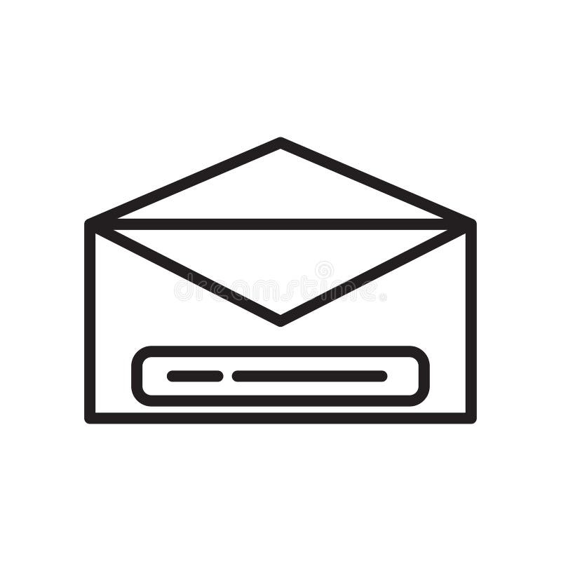 Mail Vector Icon Isolated on Transparent Background, Mail Logo Design ...