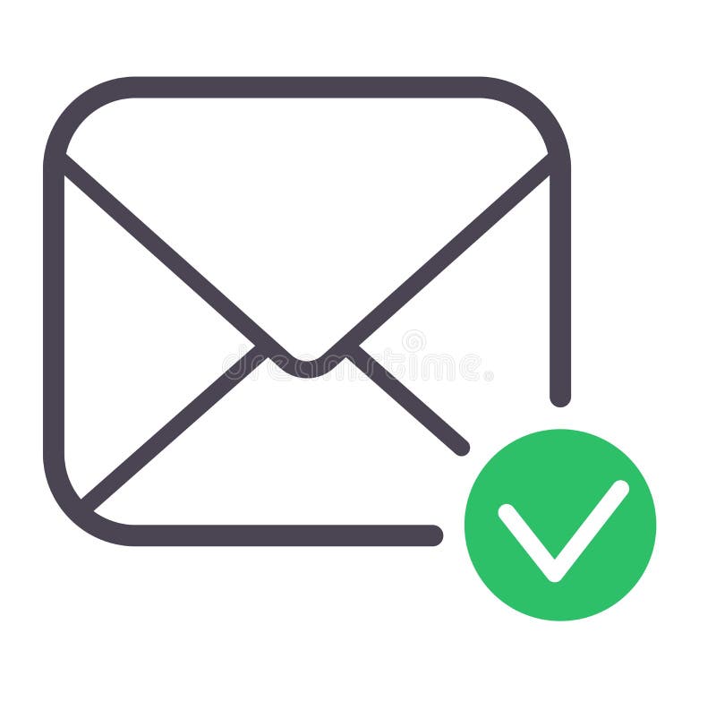 Mail icon vector symbol stock vector. Illustration of message - 79360292